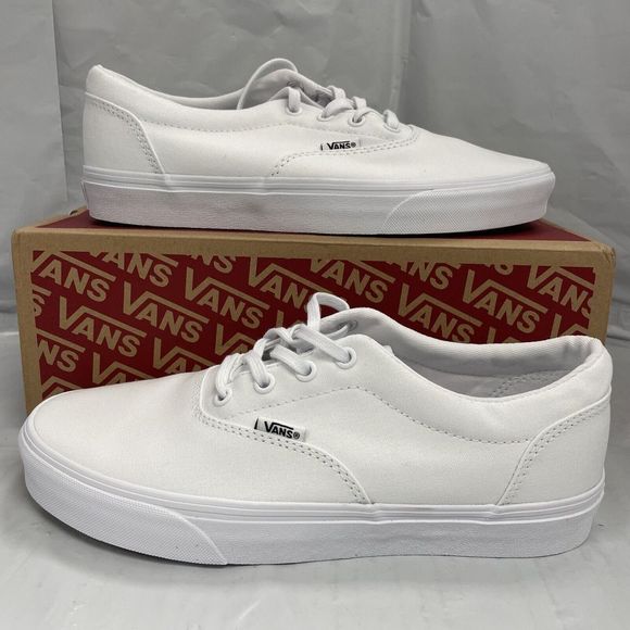 Vans | Shoes | Vansdoheny Vna3mvzw42 Womens Triple White Skateboard ...
